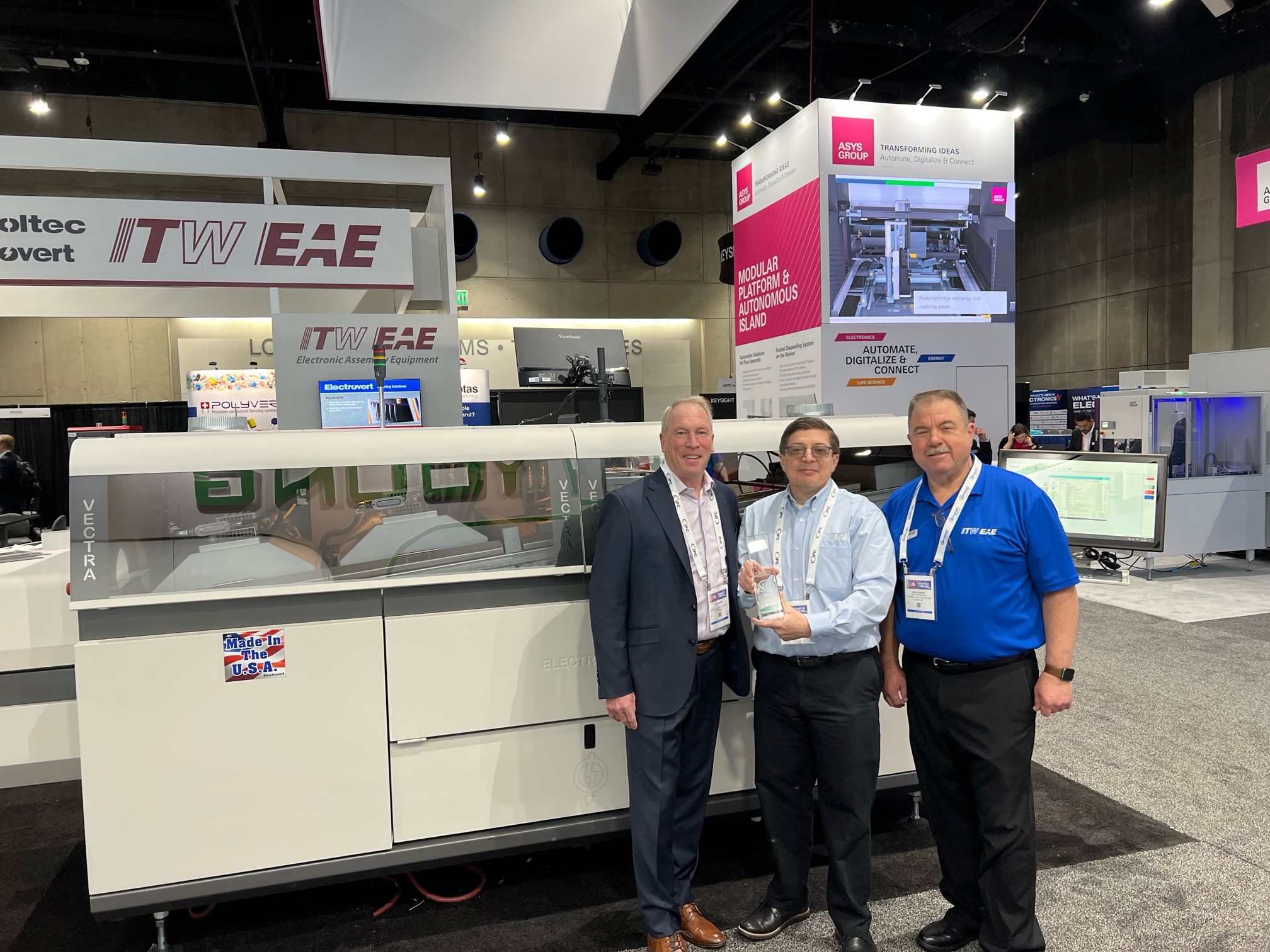 ITW EAE Wins New Product Introduction Award for Electrovert® Wave Soldering Machine Auto Exit ...